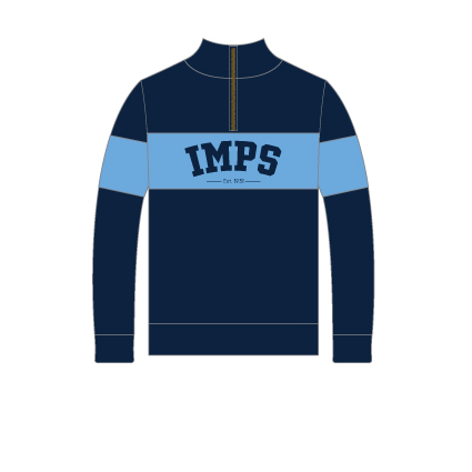 Imperial FC Panel Qtr Zip - Navy