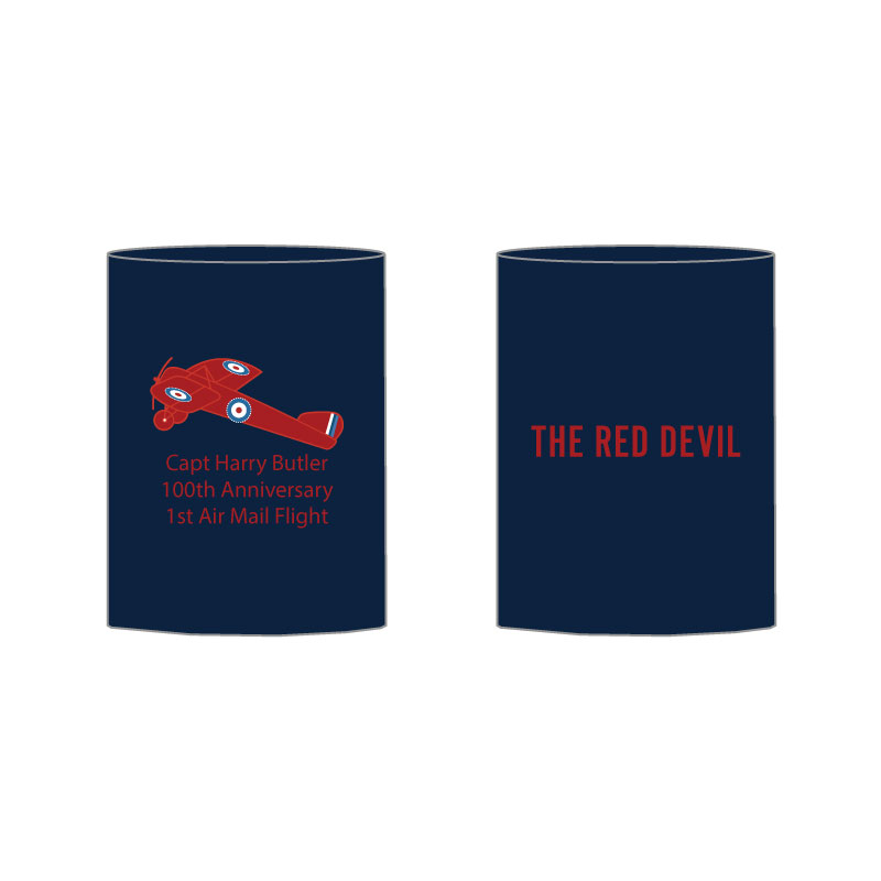 Harry Butler Red Devil Stubby Holder